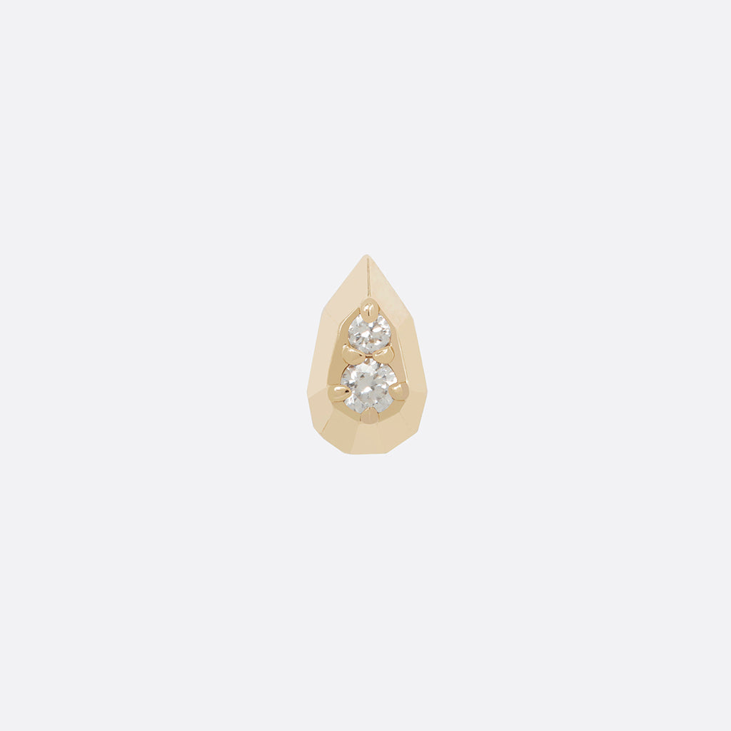 Hydro Gem - Diamond Threadless Solid Gold Ends | Tether Jewelry