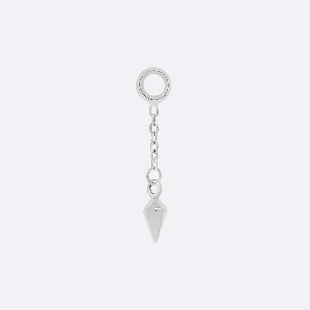 Pendulum Chain Charm - 14K WHITE – Tether