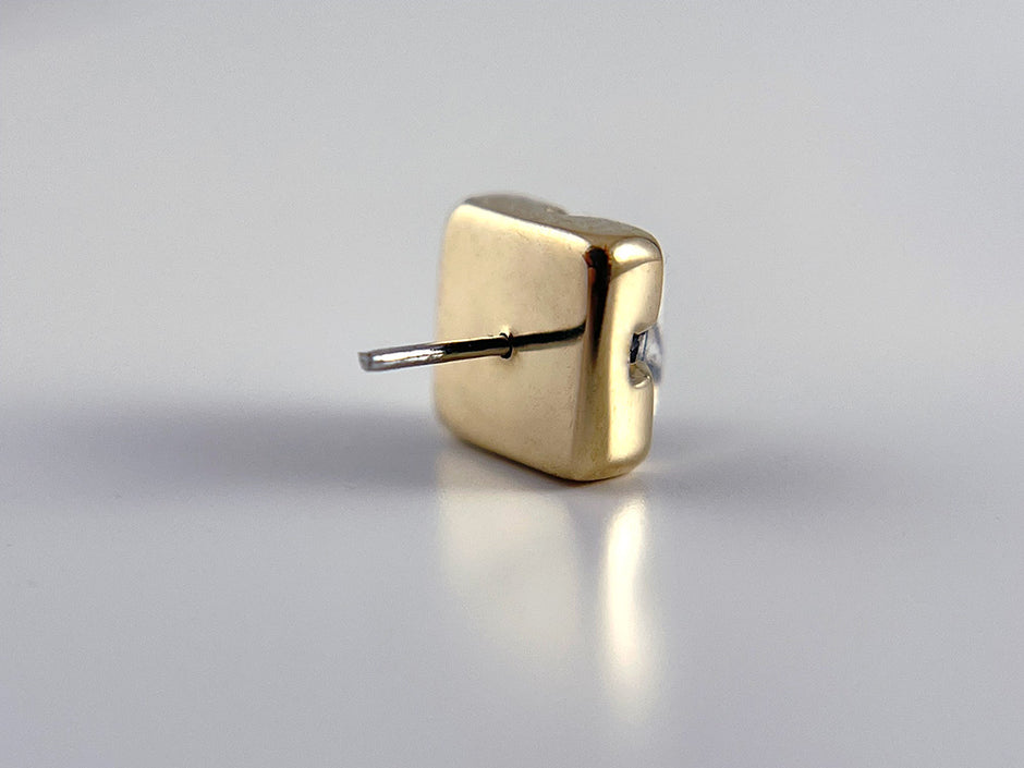 Dyna - Diamond Threadless Solid Gold Ends | Tether Jewelry