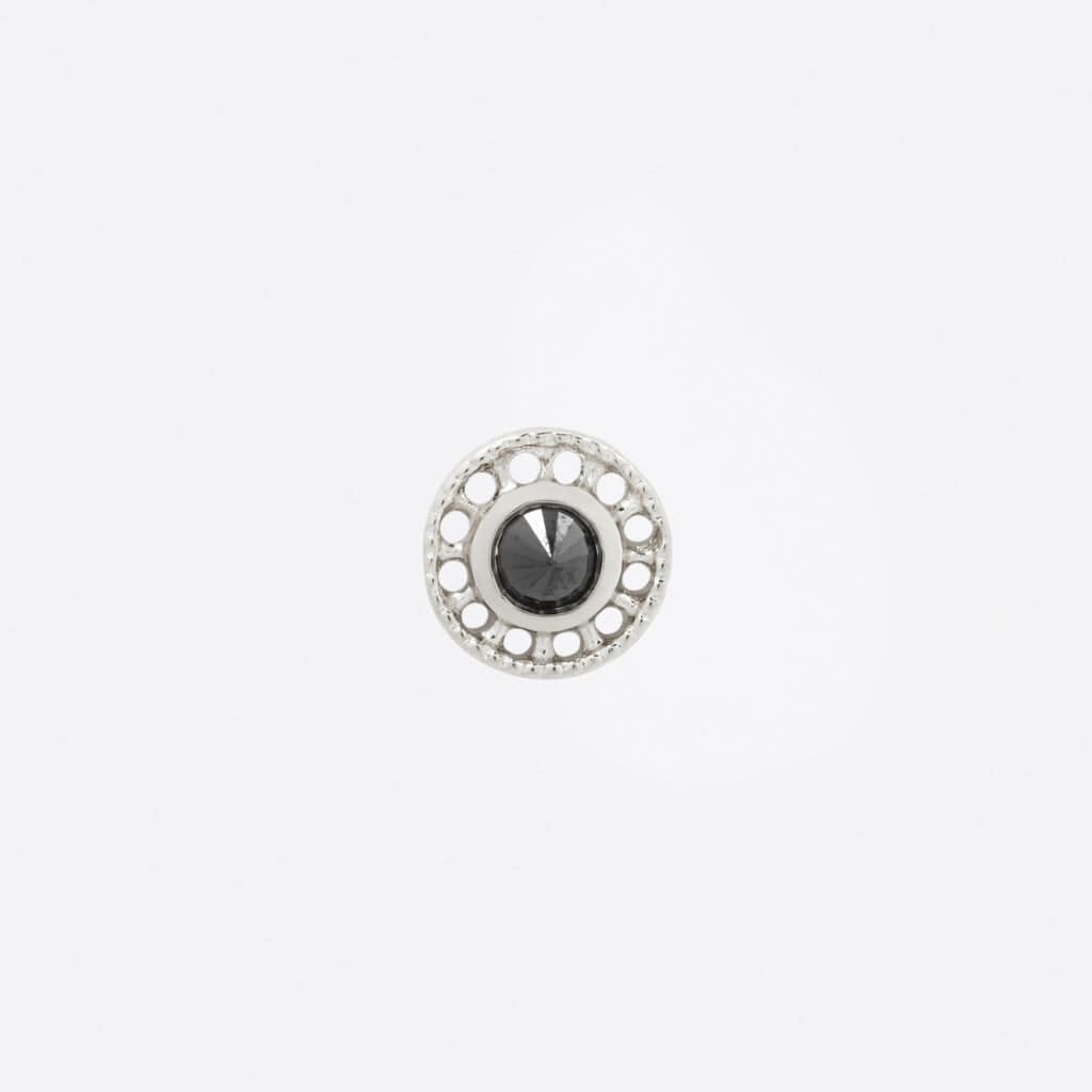 Omega 12 Black Diamond Threadless Solid Gold Ends | Tether Jewelry